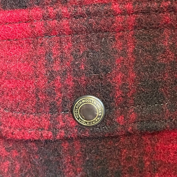Woolrich | Jackets & Coats | Vintage Rare 94s Woolrich Red Plaid Hooded Makinaw Cruiser Hunting ...